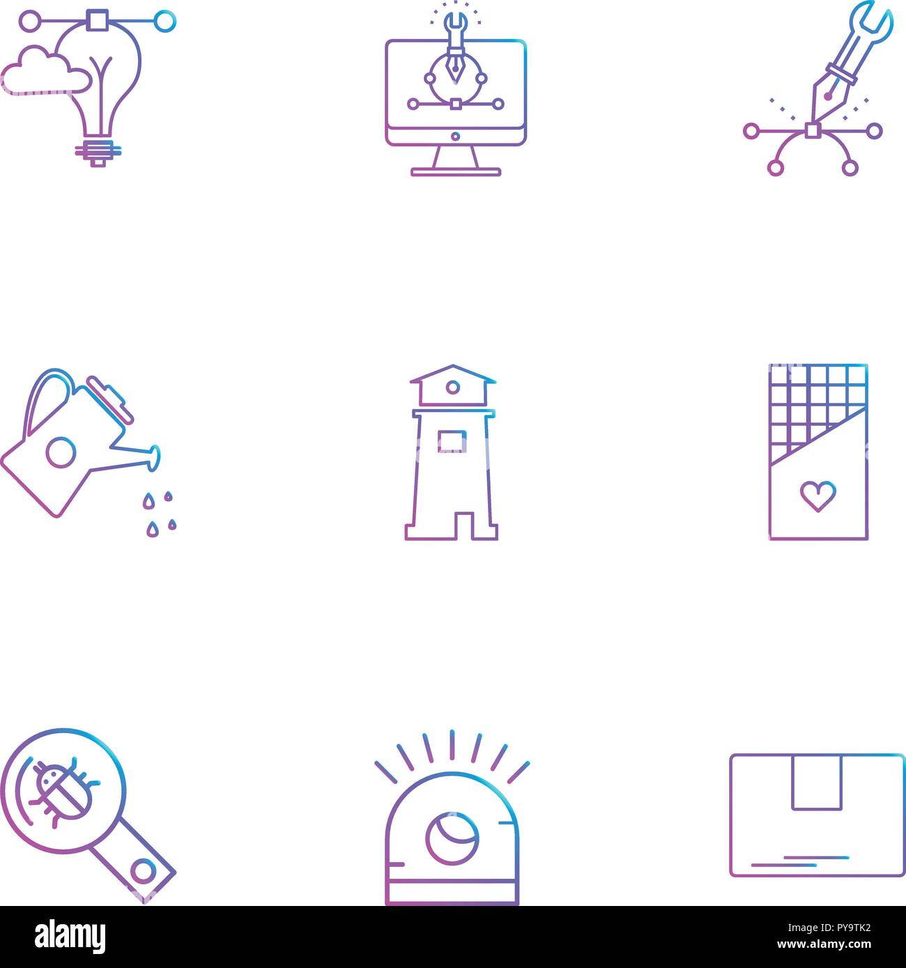 cyber , security ,internet security , stationary items , bulb , idea ...