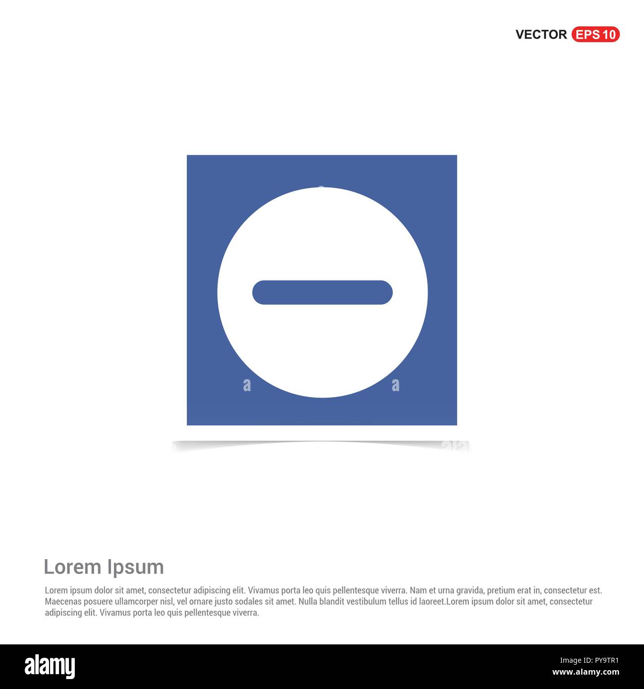 Subtract symbol photo Cut Out Stock Images & Pictures - Alamy