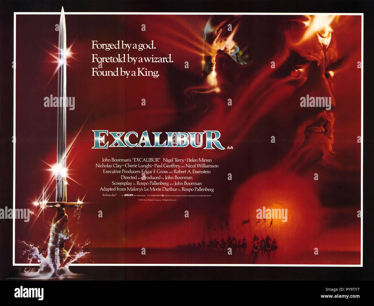 Original film title: EXCALIBUR. English title: EXCALIBUR. Year: 1981 ...