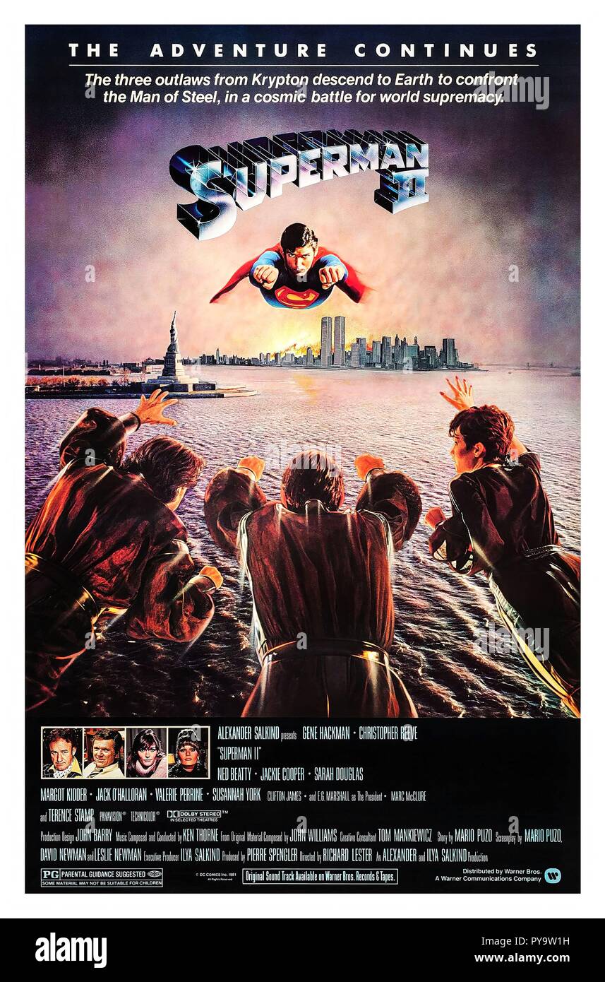 Superman ii 1980 superman hi-res stock photography and images - Alamy