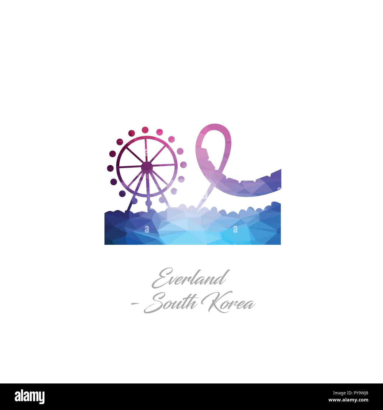 World Famous landmarks design with creative background vector Stock ...