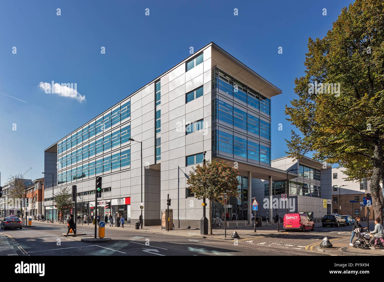 Hackney Technology and Learning Centre Stock Photo - Alamy