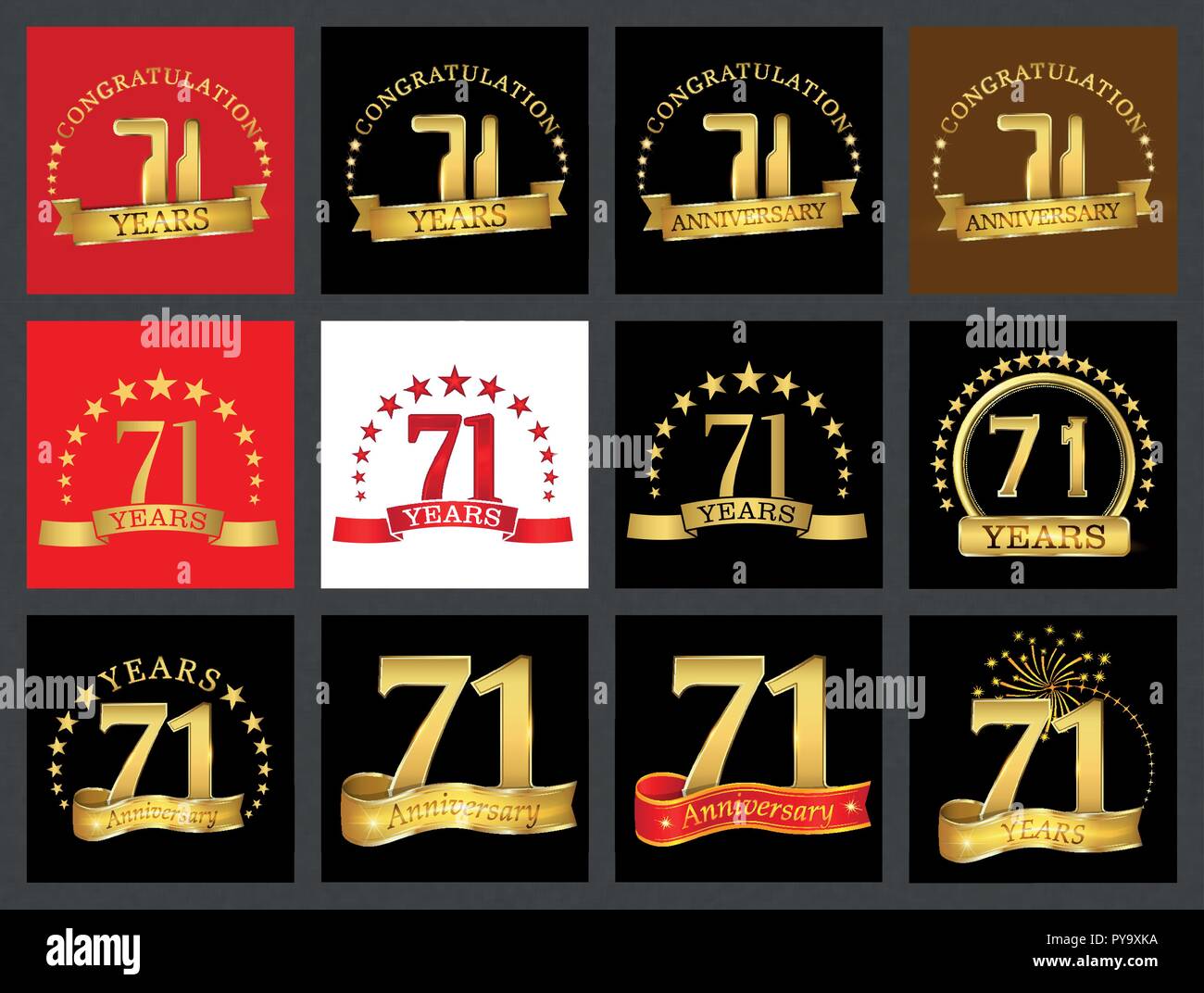 Number 71 Stock Vector Images - Alamy