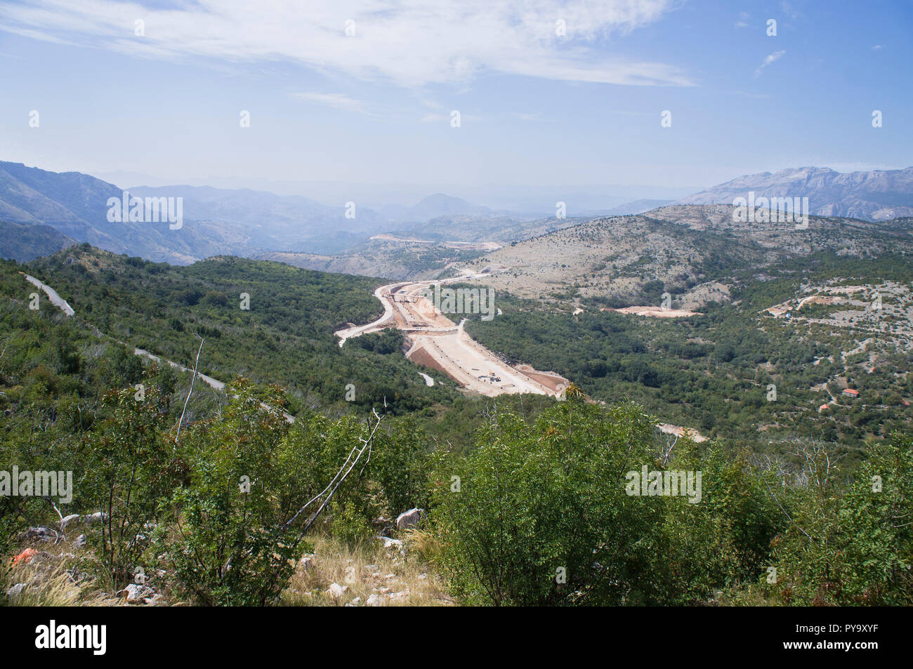 The Bar-Boljare motorway in Montenegro, build by China Road and Bridge ...