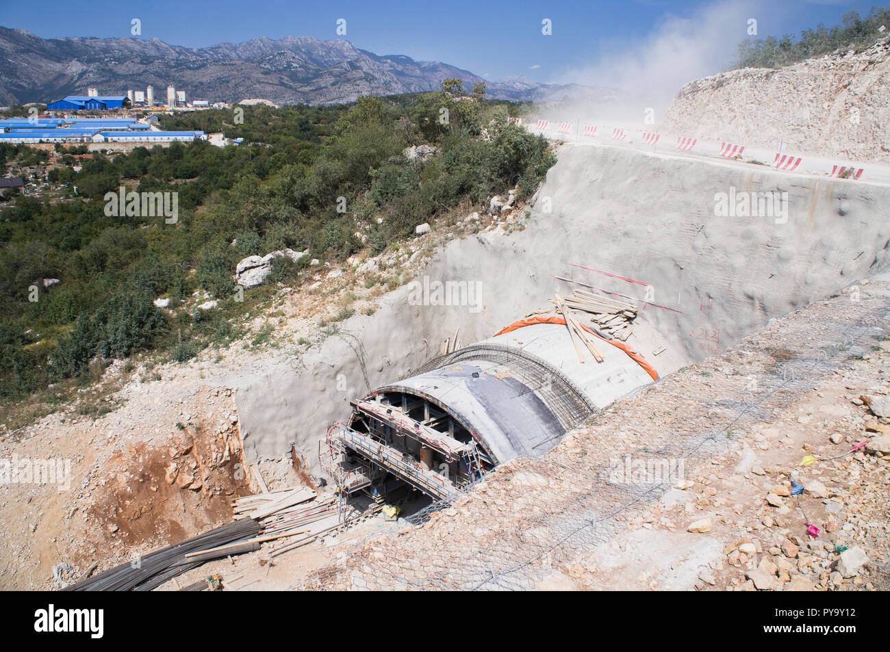 The Bar-Boljare motorway in Montenegro, build by China Road and Bridge ...