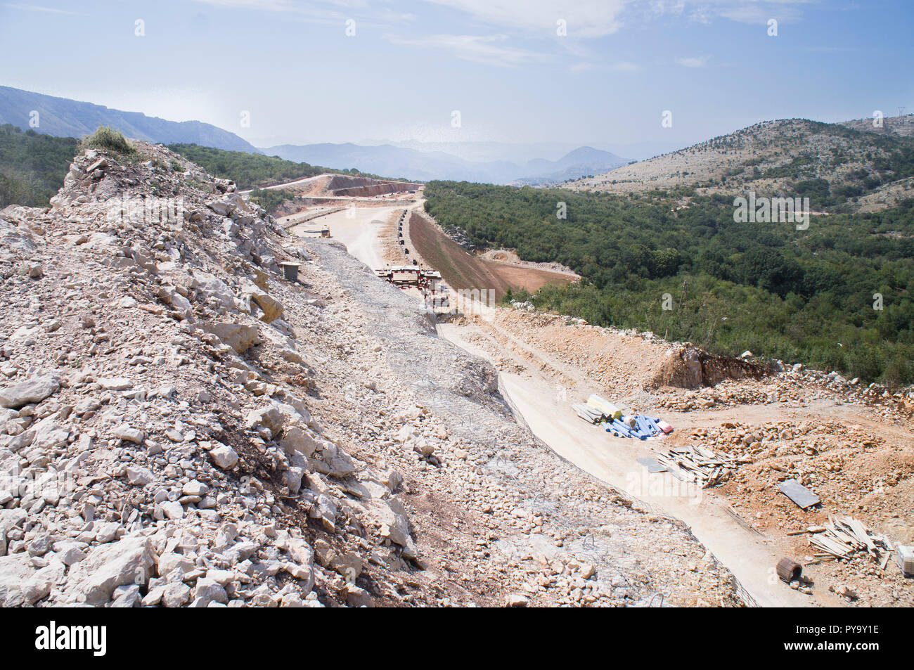 The Bar-Boljare motorway in Montenegro, build by China Road and Bridge ...
