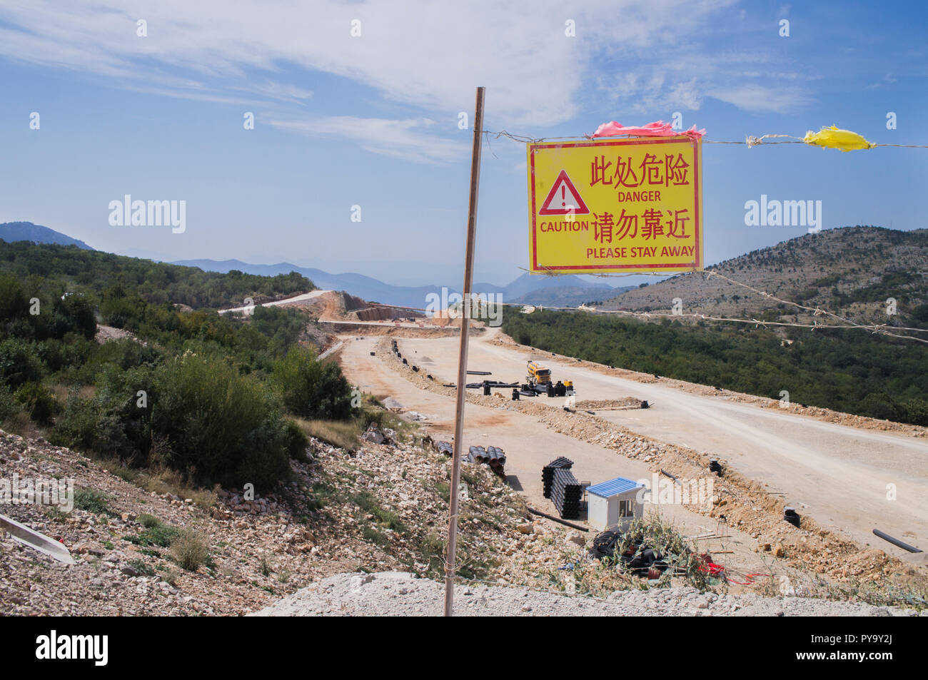 The Bar-Boljare motorway in Montenegro, build by China Road and Bridge ...