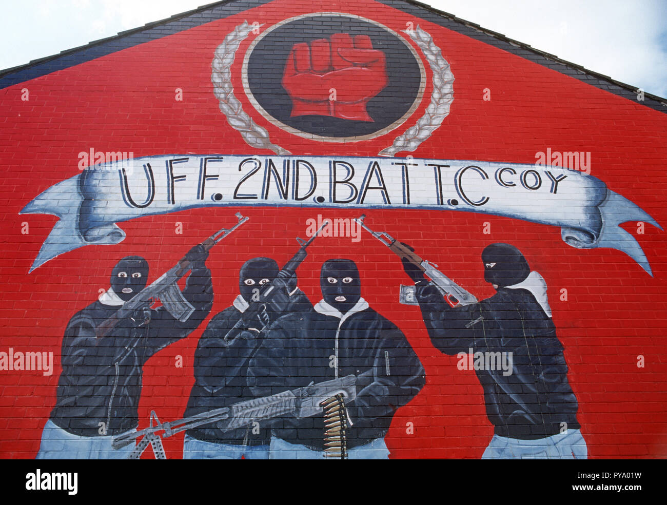 UFF, Ulster Freedom Fighters, Loyalist murals during The Troubles ...