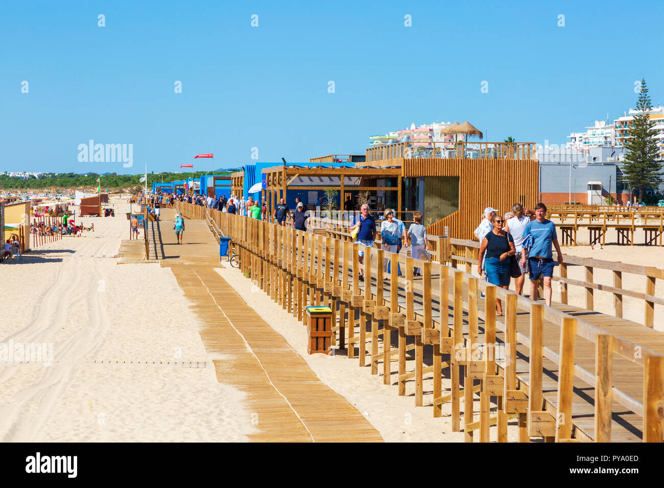 Portugal beach promenade hi-res stock photography and images - Alamy