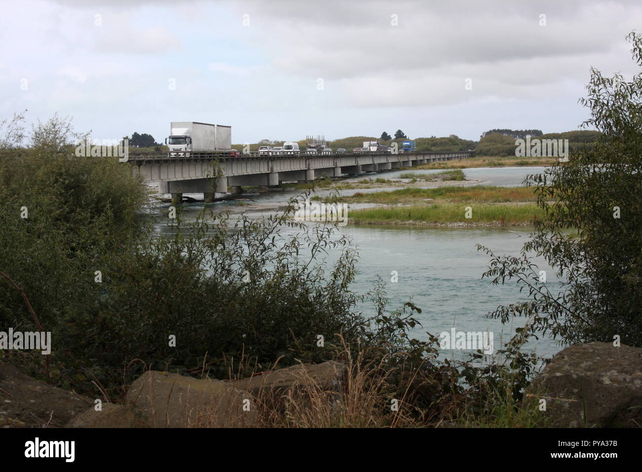 New zealand traffic bridge hi-res stock photography and images - Alamy