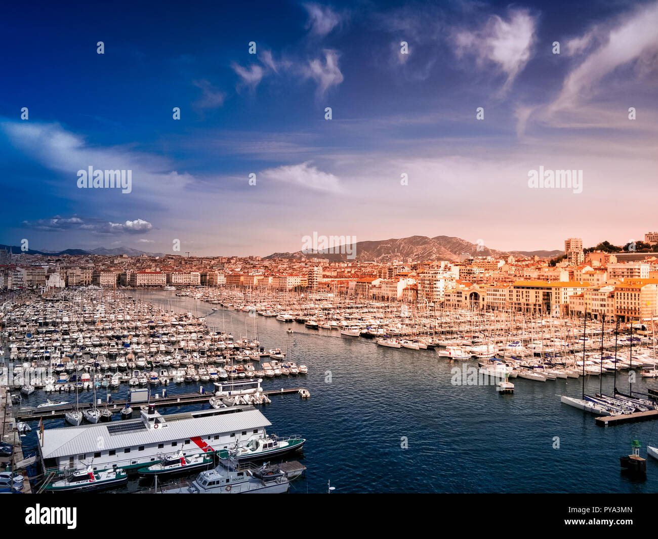 Birds eye view marseille france hi-res stock photography and images - Alamy