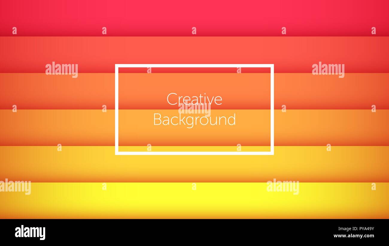 Geometric background with colorful horizontal stripes. Creative ...