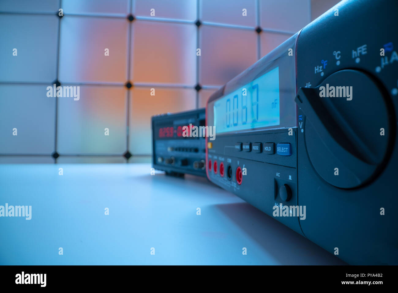 Electronic measuring instrument. Function generator and Multimeter ...