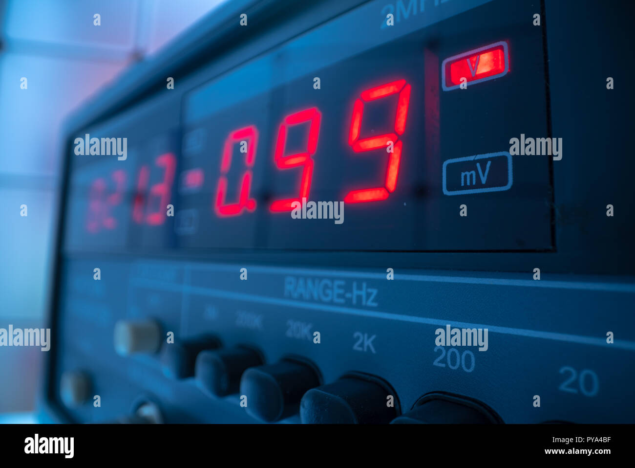 Electronic measuring instrument. Function generator and Multimeter ...