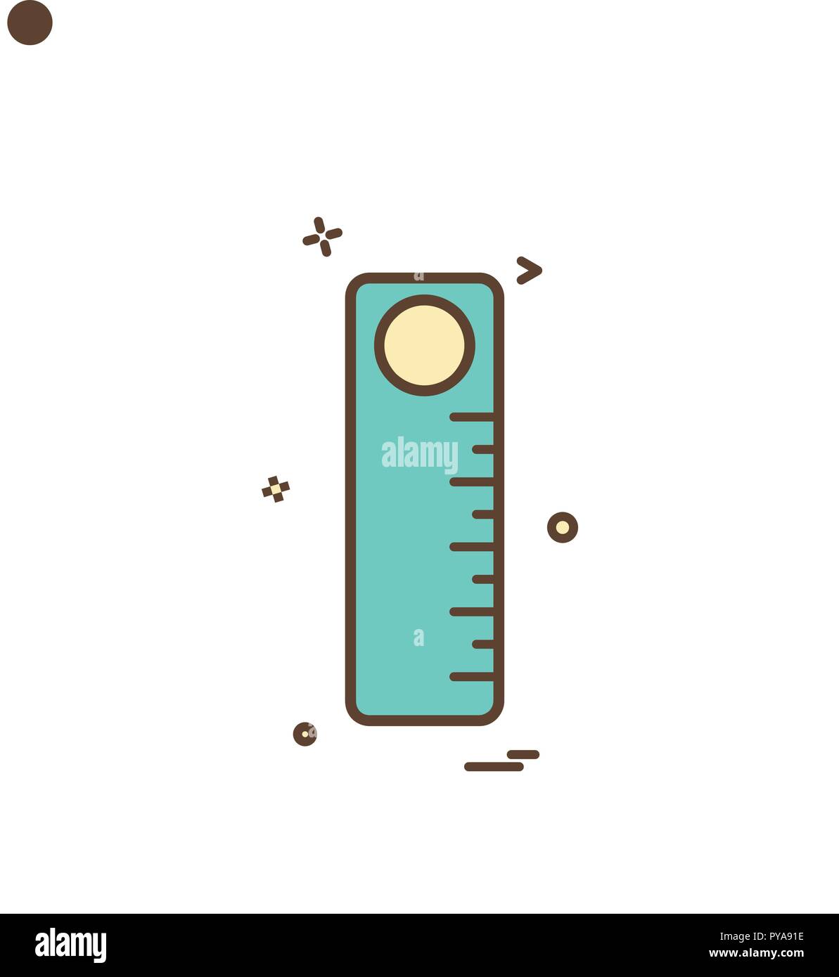 scale stationery school icon vector design Stock Vector Image & Art - Alamy