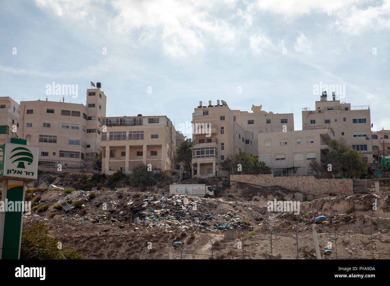 Homes along Highway 1 in Jerusalem, Israel Stock Photo - Alamy