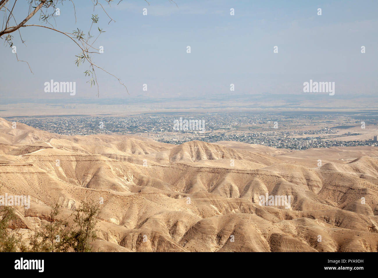 View of Jericho from Mitzpe Jericho Hills in Israel Stock Photo - Alamy