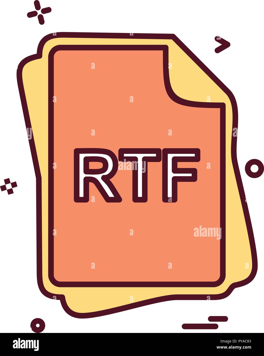 RTF file type icon design vector Stock Vector Image & Art - Alamy RTF file type icon design vector Stock Vector Image & Art - Alamy