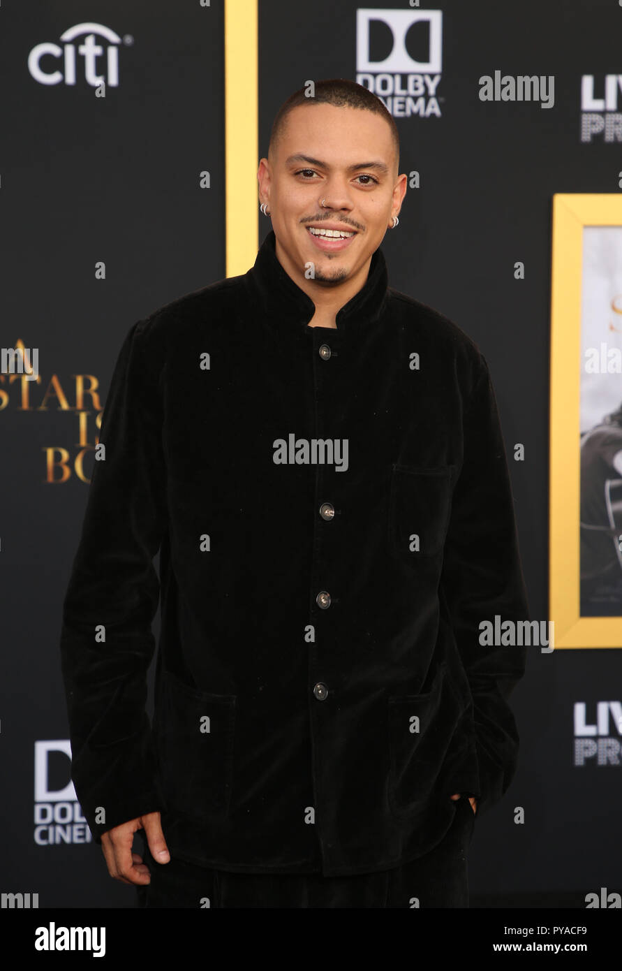 The Los Angeles Premiere of “A Star is Born” Featuring: Evan Ross Where ...