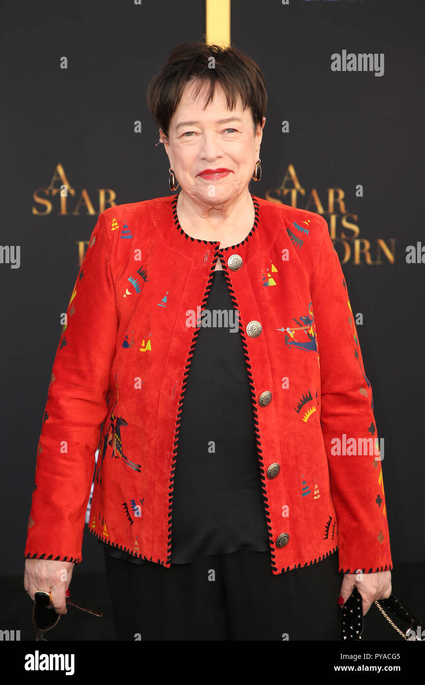 The Los Angeles Premiere of “A Star is Born” Featuring: Kathy Bates ...