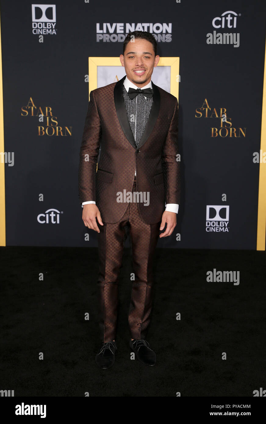The Los Angeles Premiere of “A Star is Born” Featuring: Anthony Ramos ...