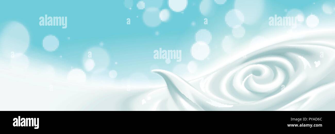 Moisture creamy texture in 3d illustration on glitter background for ...