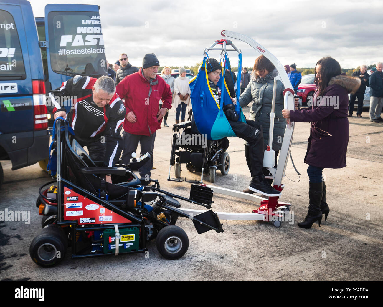 Jason Liversidge, who has Motor Neurone Disease, and hopes to set world ...