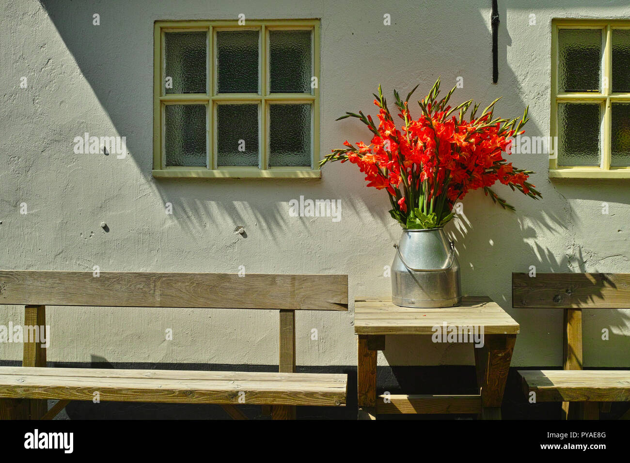 Milk can bench hi-res stock photography and images - Alamy