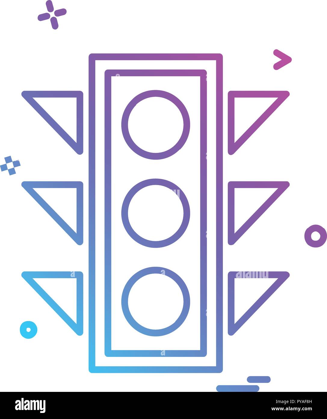 Car warning signals Cut Out Stock Images & Pictures - Alamy