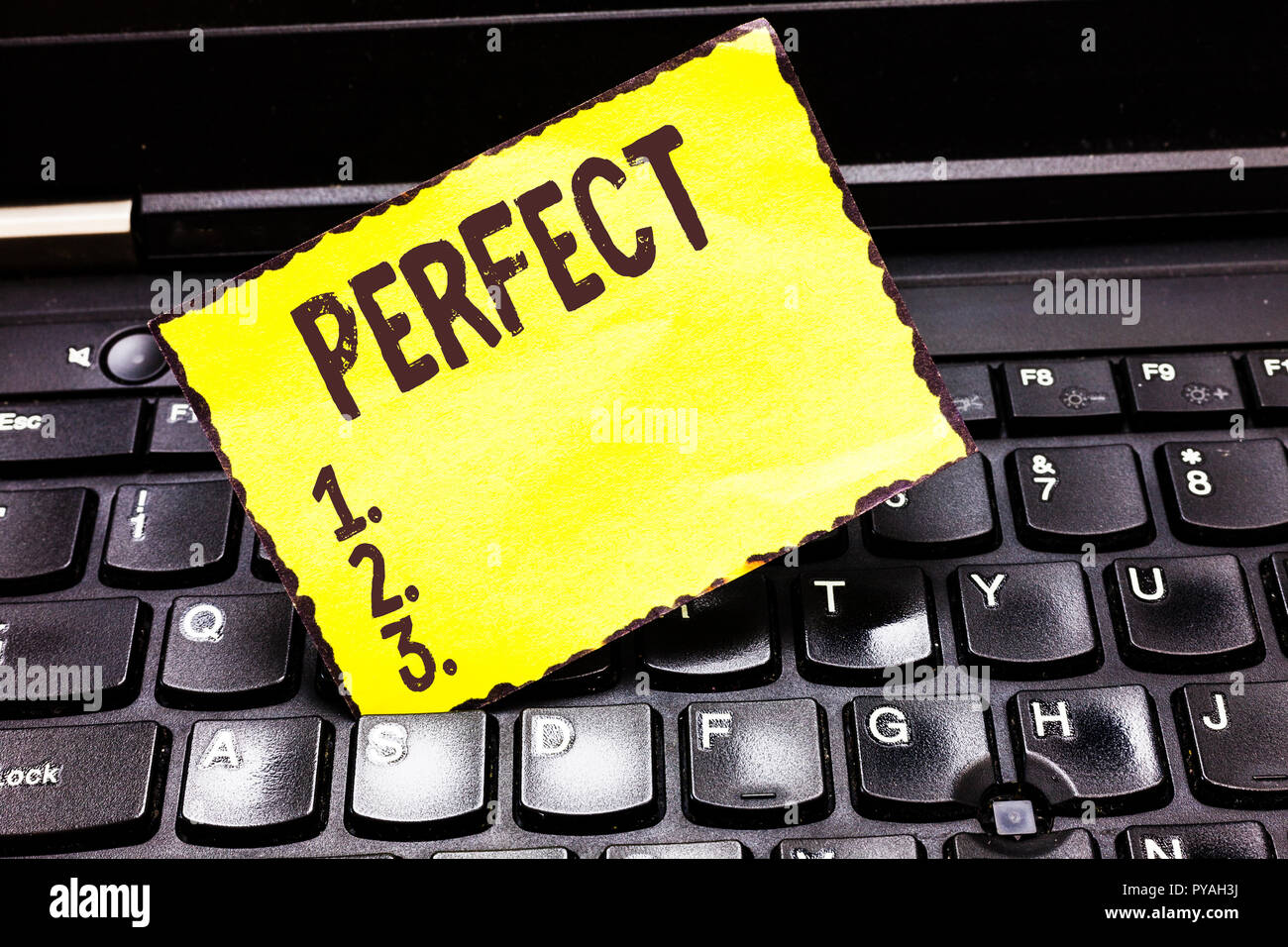 Word writing text Perfect. Business concept for Having all required ...