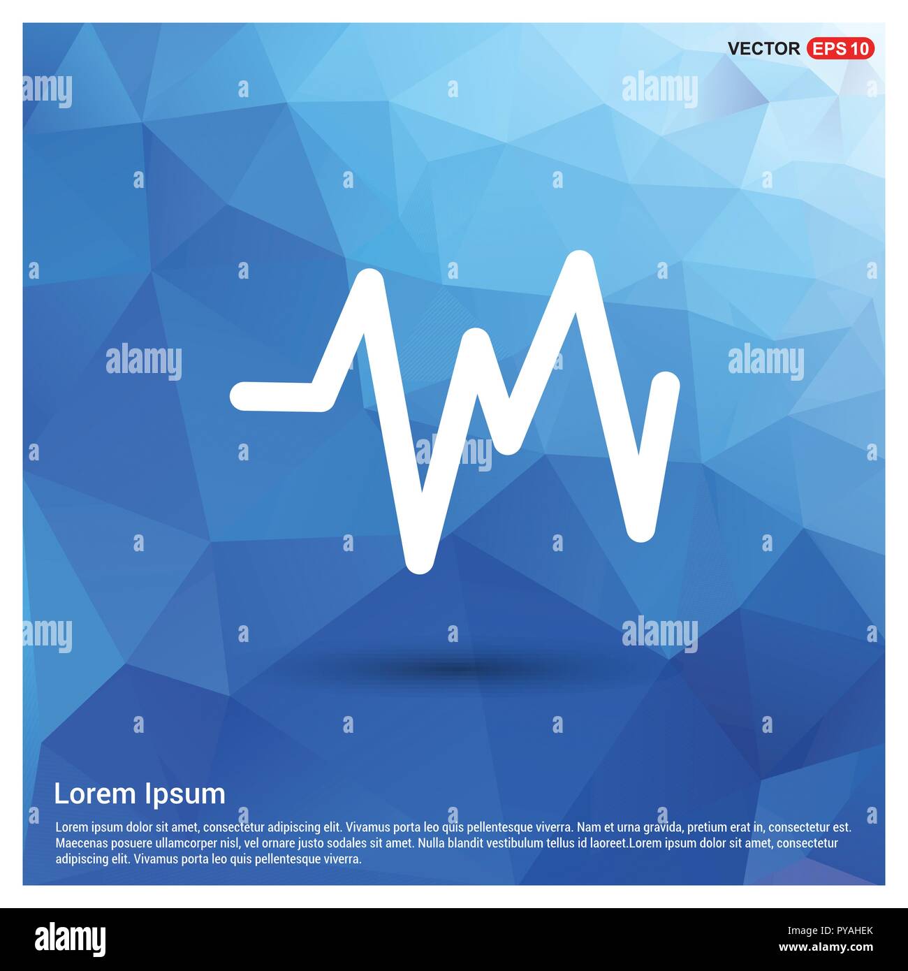 Flat ecg trace Stock Vector Images - Alamy