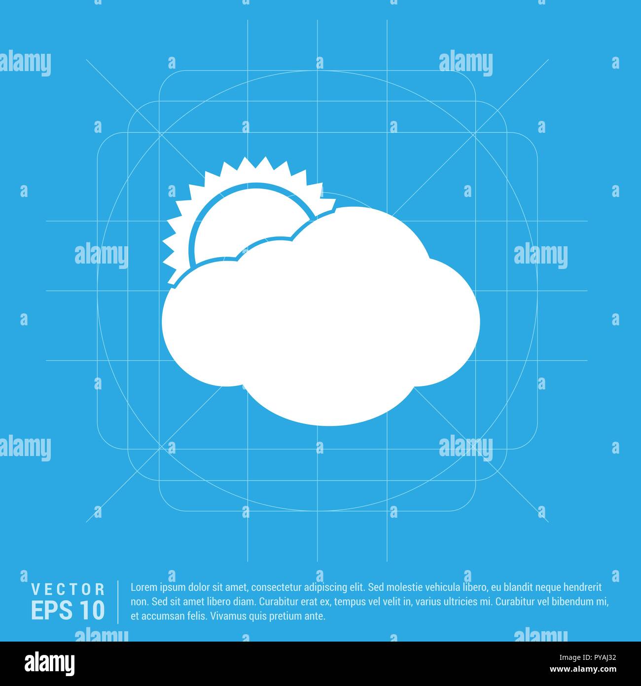Sun Cloud Icon Stock Vector Image & Art - Alamy