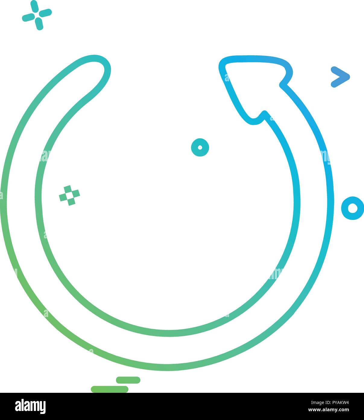 Arrows icon design vector Stock Vector Image & Art - Alamy