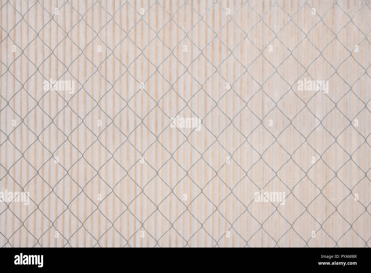 Close up pattern of a clean air furnace or air conditioning filter ...