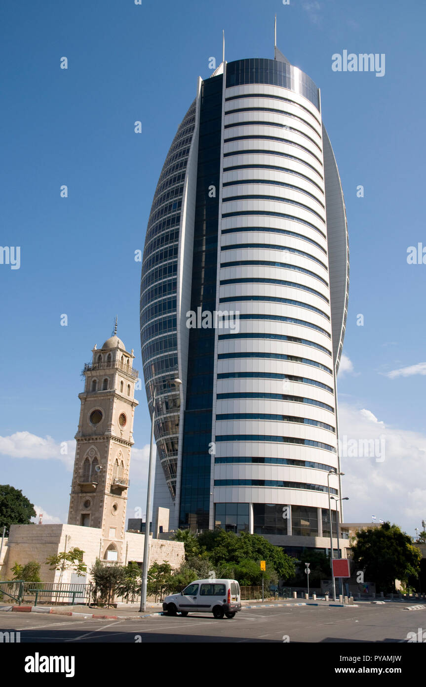 Sailing Building Haifa City Center Stock Photo - Alamy