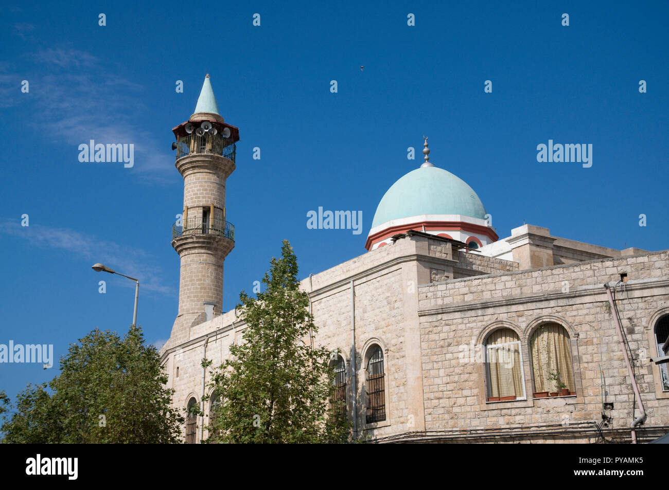 An old mosque in Haifa Stock Photo - Alamy