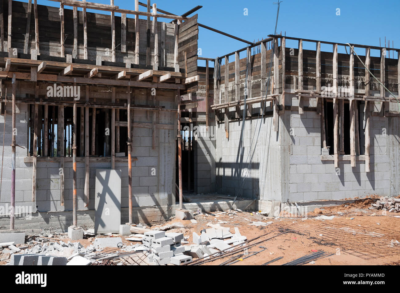 Building concrete house Stock Photo - Alamy