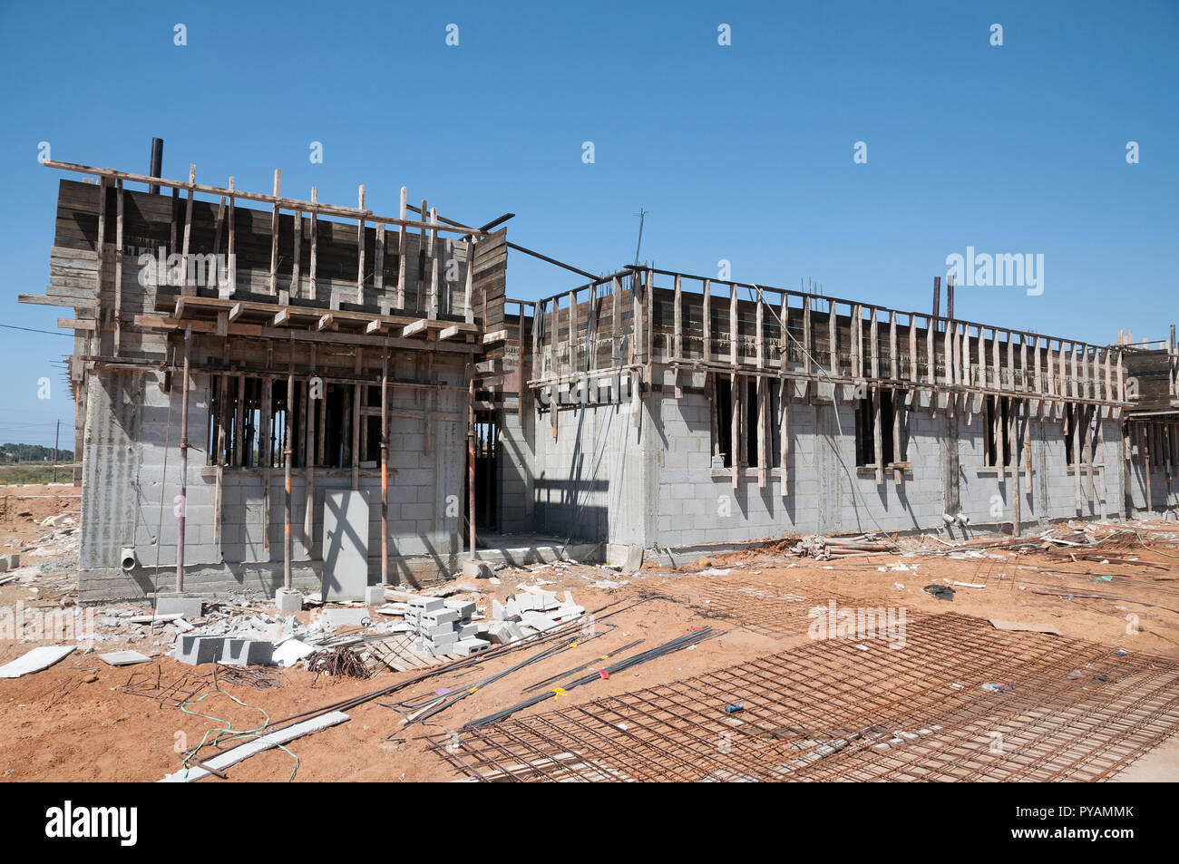 Building concrete house Stock Photo - Alamy