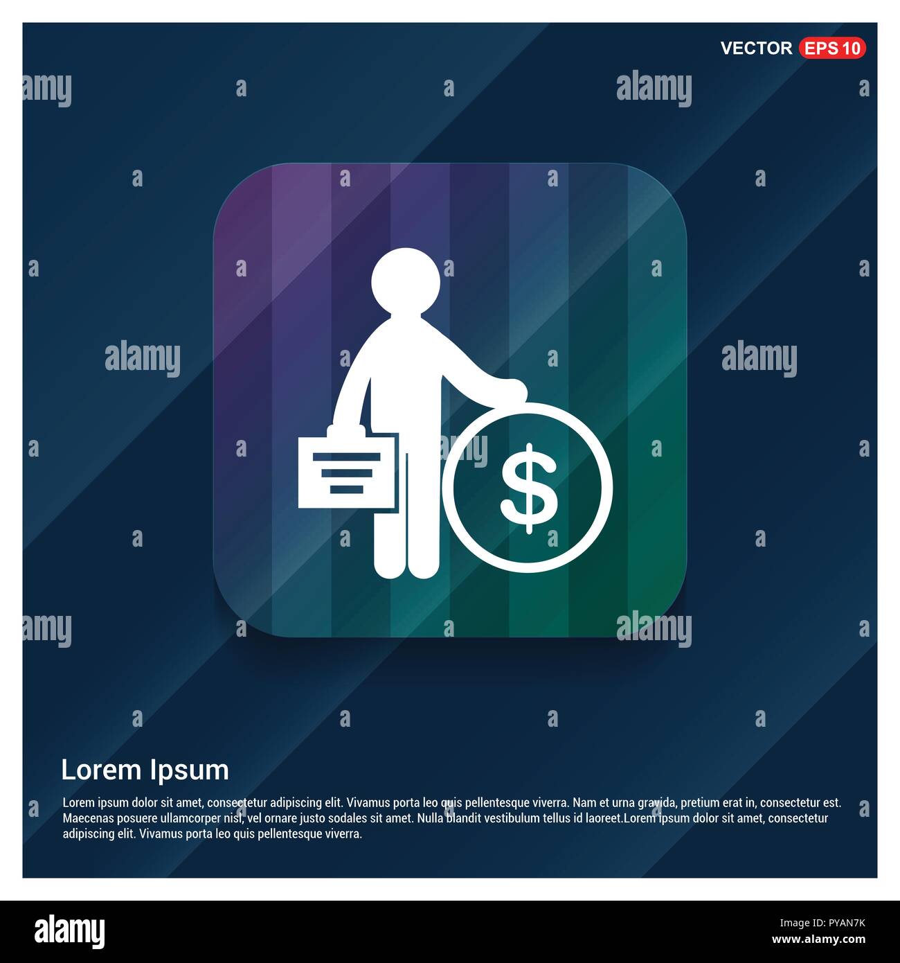 Man giving an one dollar bill Stock Vector Images - Alamy