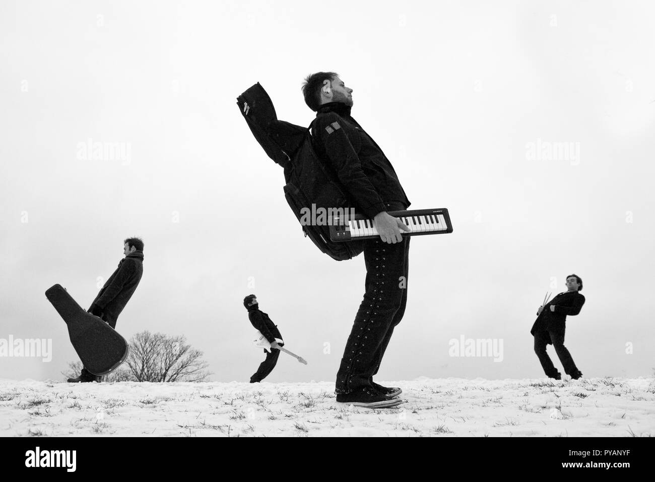 Alt rock band Black and White Stock Photos & Images - Alamy