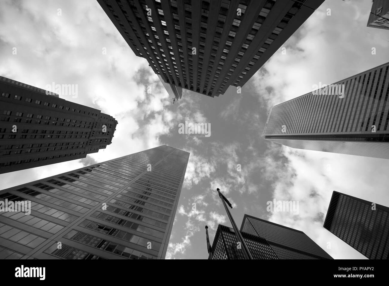 Tall downtown buildings hi-res stock photography and images - Alamy