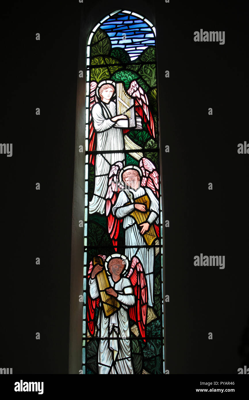 Stained glass by Morris and Co, St Marys Church, Buscot village ...