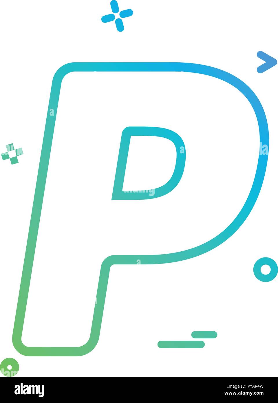 Paypal icon design vector Stock Vector Image & Art - Alamy