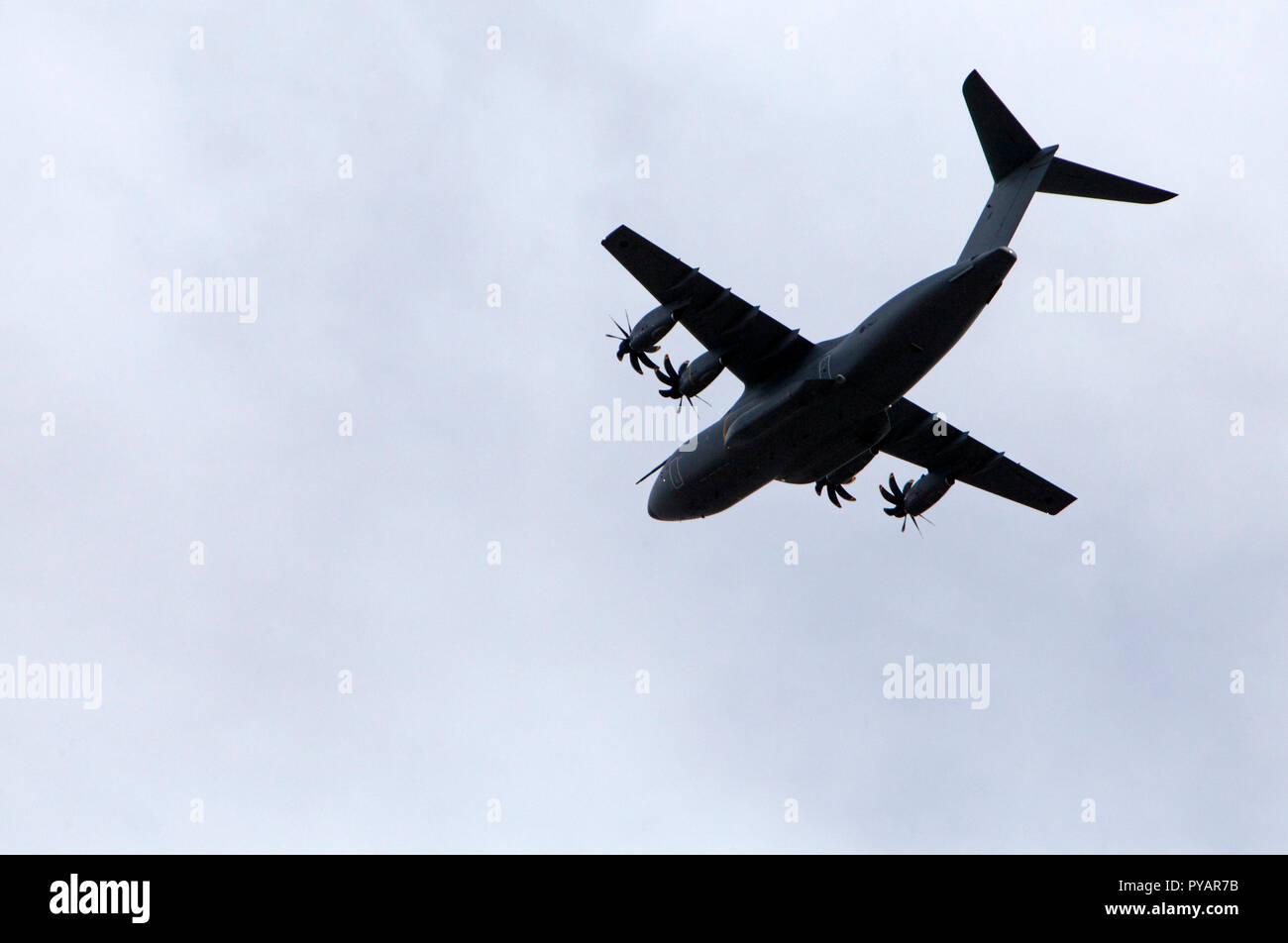 Airbus 400M Atlas transport plane. RAF. Four turboprops. Tactical ...