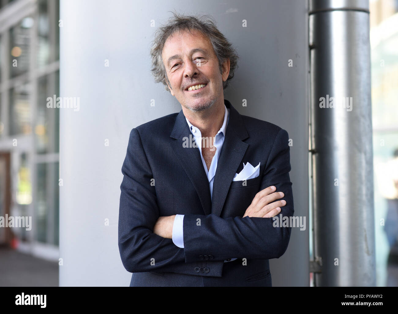 Luca di Fulvio in October 2018 at the Frankfurt Book Fair. | usage ...