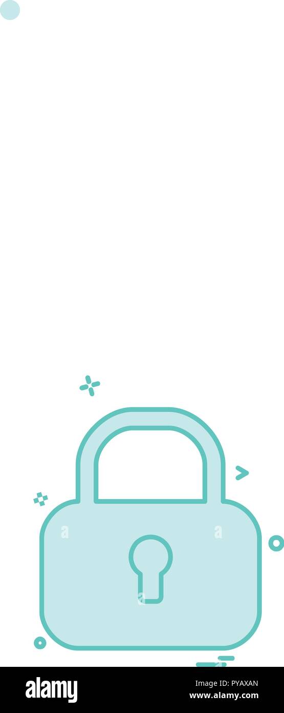 Lock icon design vector Stock Vector Image & Art - Alamy Lock icon design vector Stock Vector Image & Art - Alamy