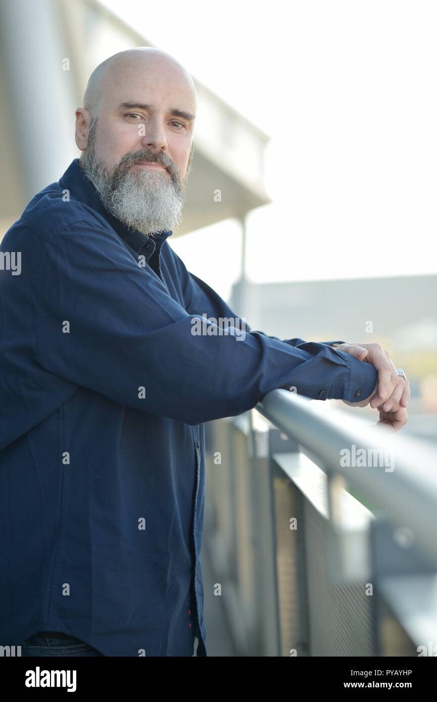 Raymond Unger in October 2018 at the Frankfurt Book Fair. | usage ...