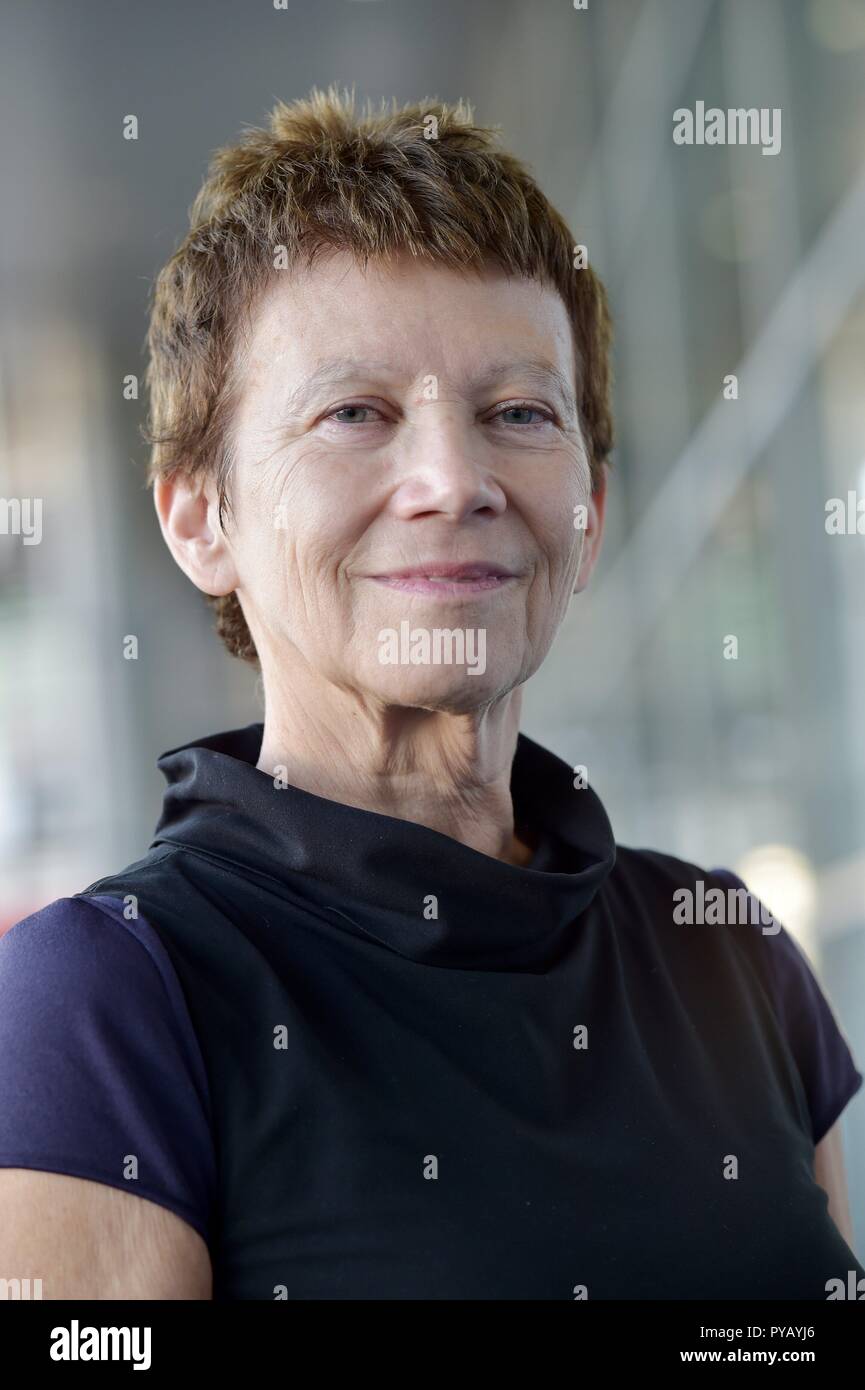 Nicole Schmit in October 2018 at the Frankfurt Book Fair. | usage ...