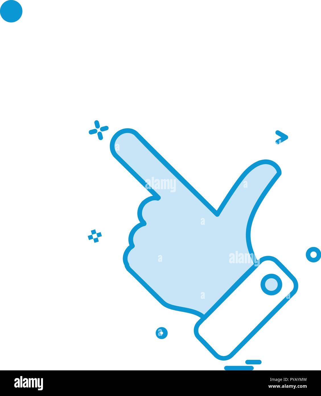 hand choose click icon vector design Stock Vector Image & Art - Alamy