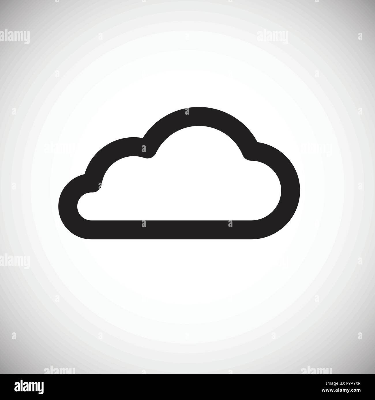 Cloud storage on white background Stock Vector Image & Art - Alamy